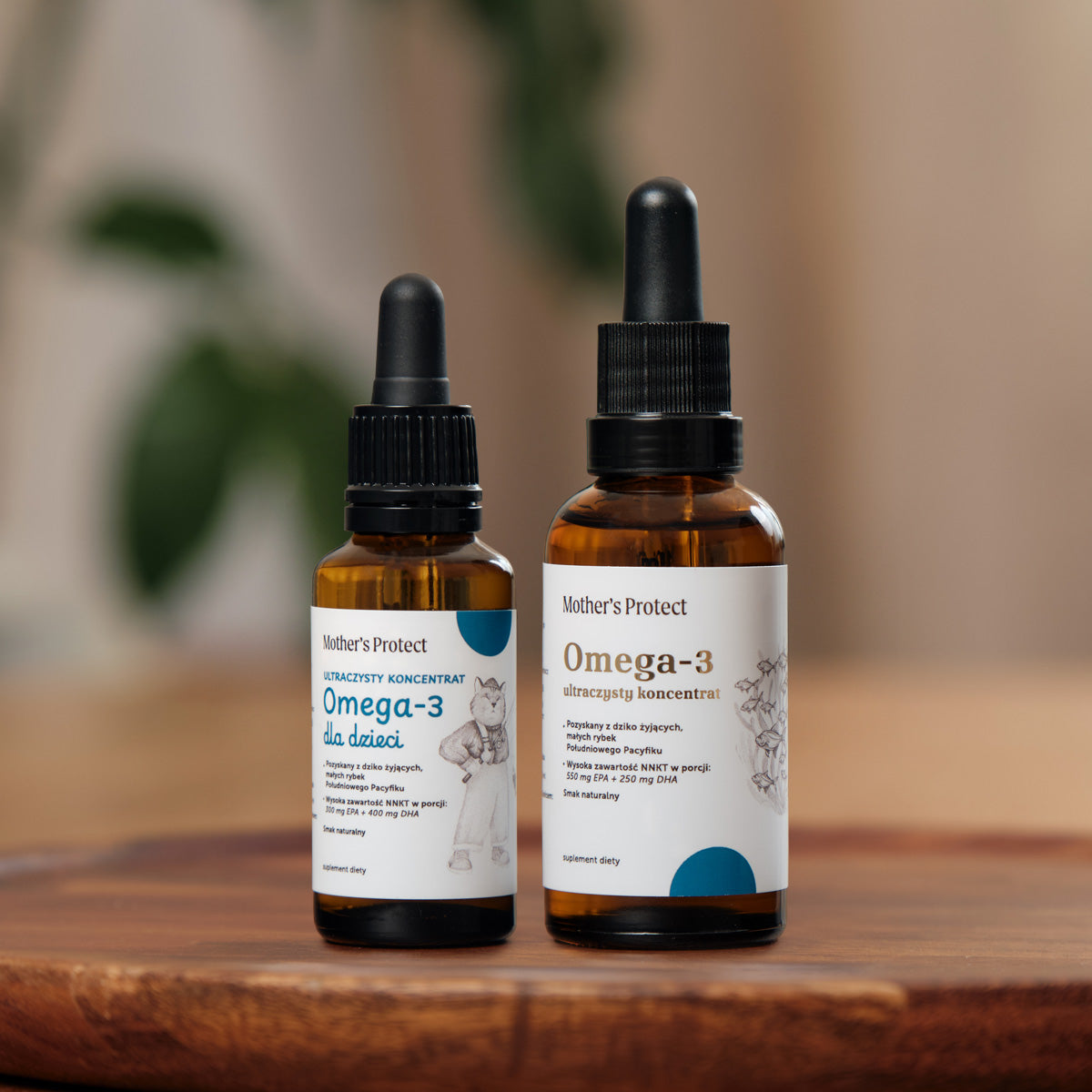 Ultraczyste koncentraty Omega 3 dla całej rodziny - Mother's Protect